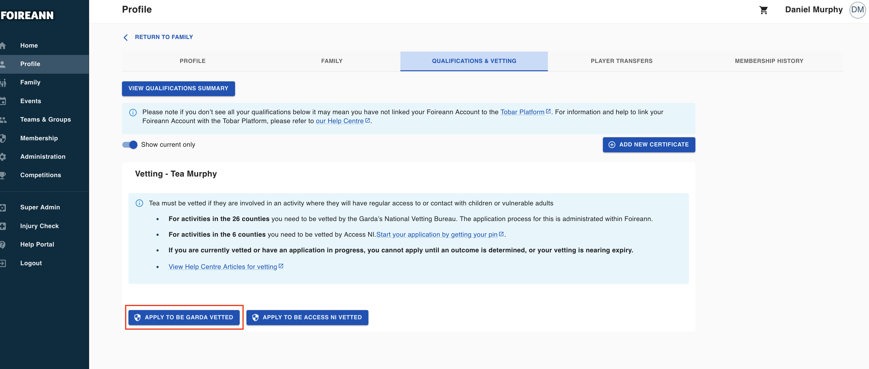Submitting a Garda Vetting application for yourself or on behalf of a ...