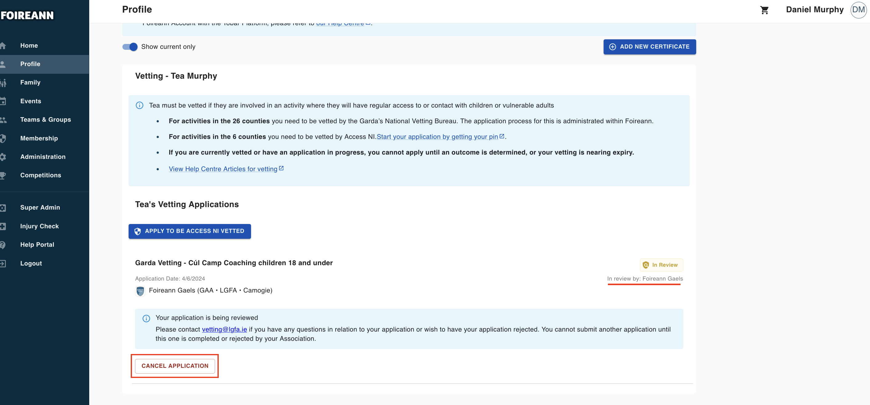 Submitting a Garda Vetting application for yourself or on behalf of a ...