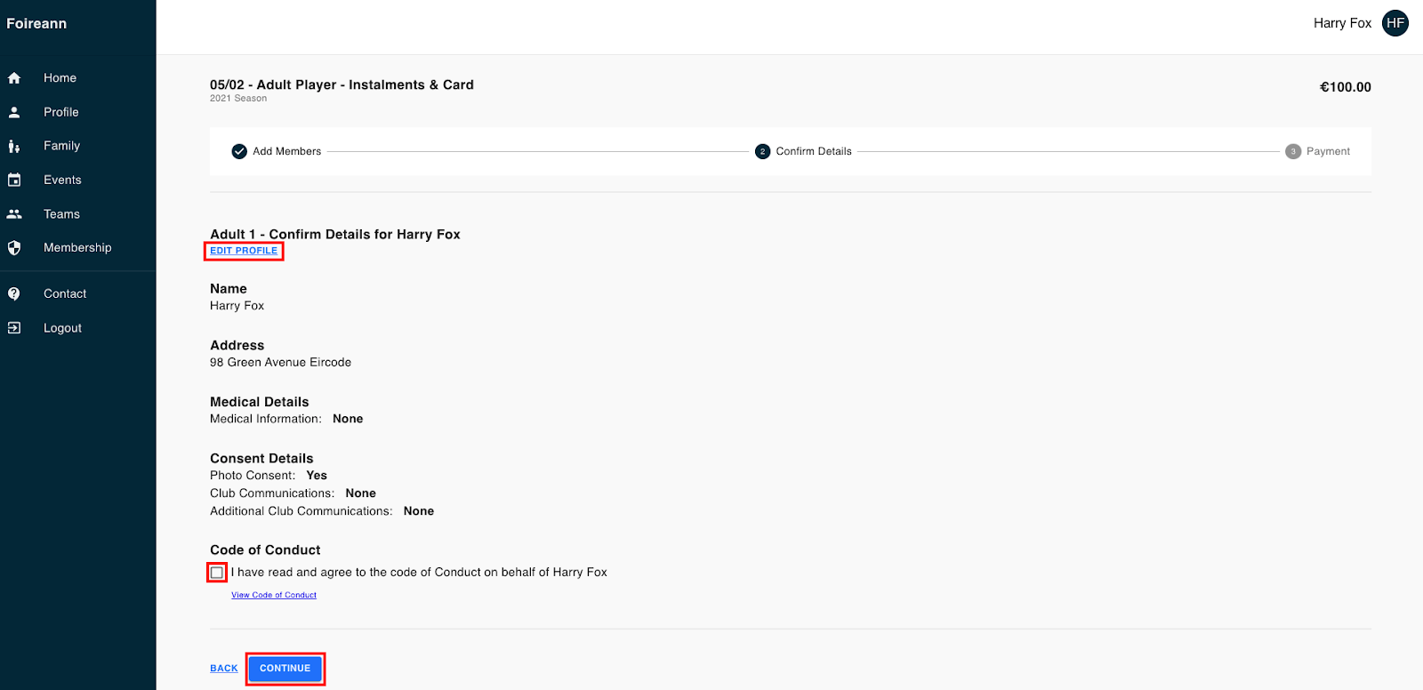 Registering for GAA Membership online and paying by instalments ...