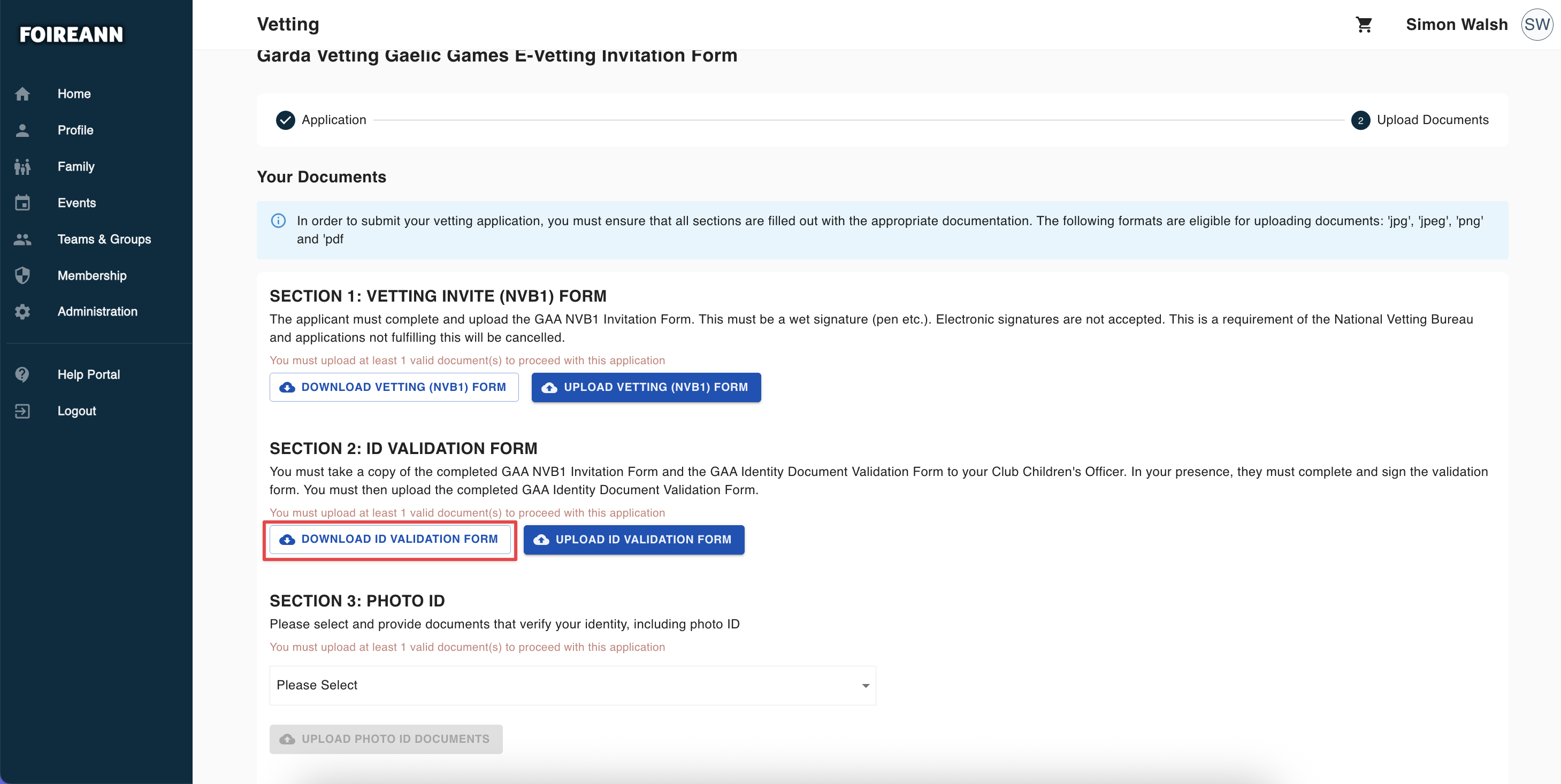 Submitting a Garda Vetting application for yourself or on behalf of a ...