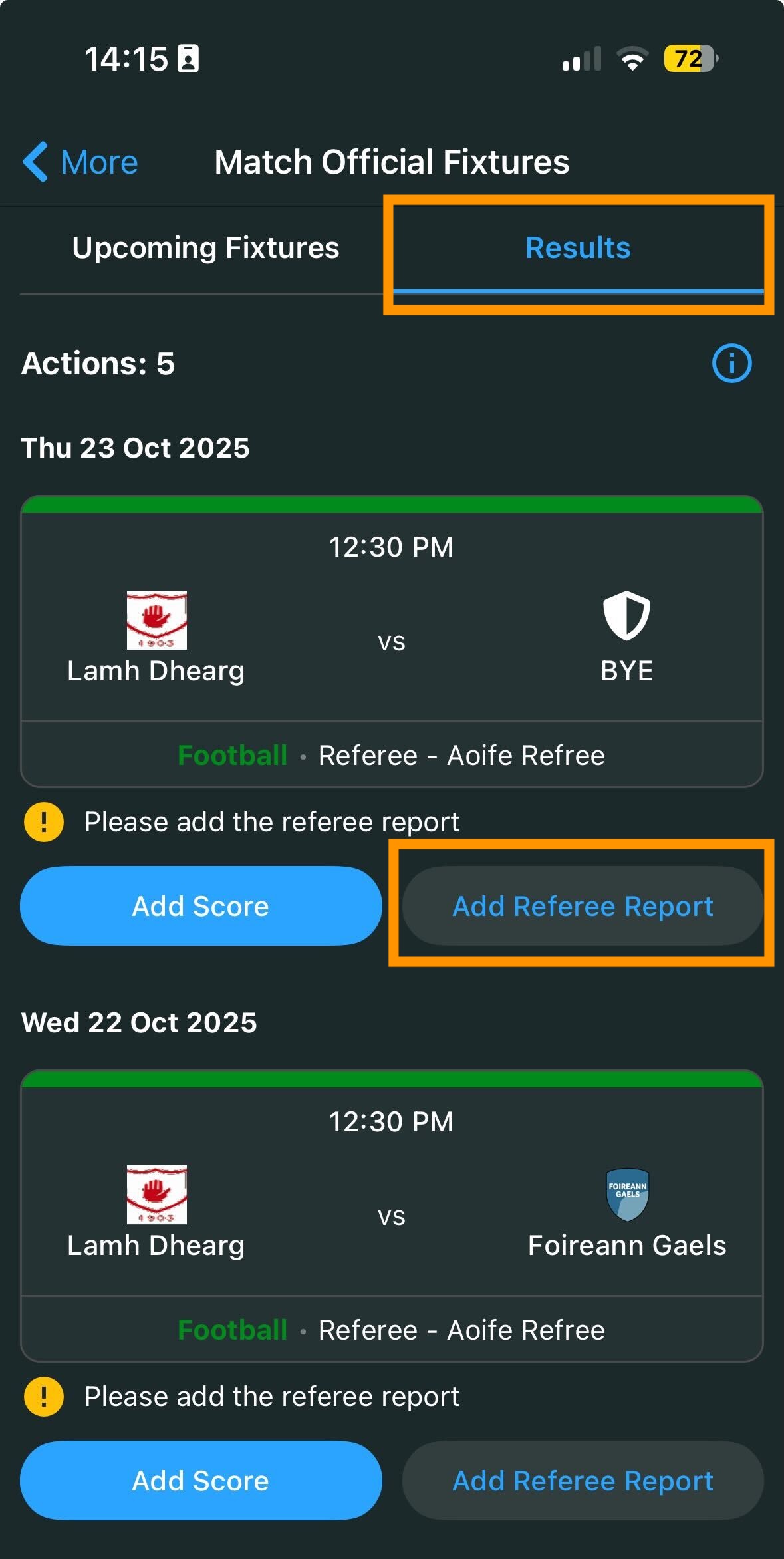 Referee Report – Foireann Help Centre