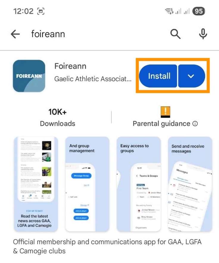 Downloading the Foireann App (Android) – Foireann Help Centre