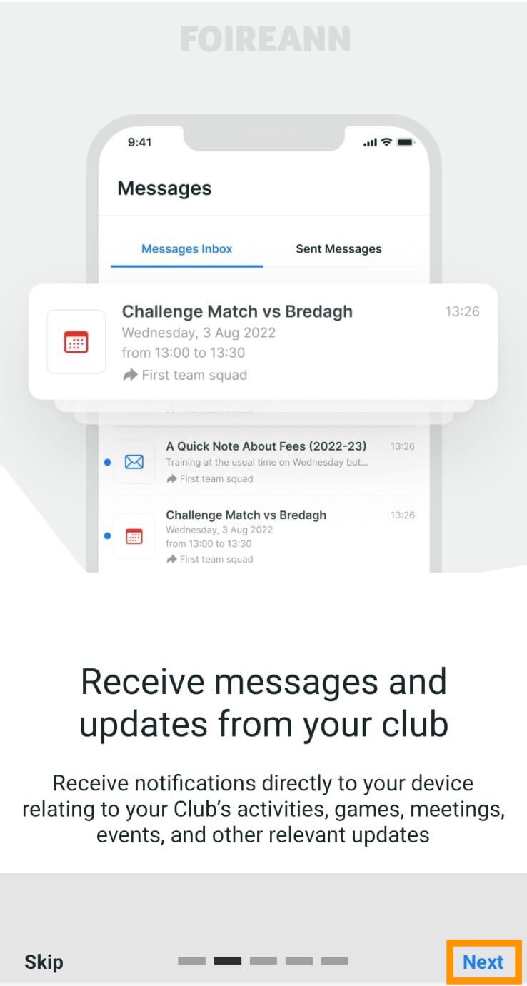 Logging into the Foireann Mobile App – Gaelic Athletic Association