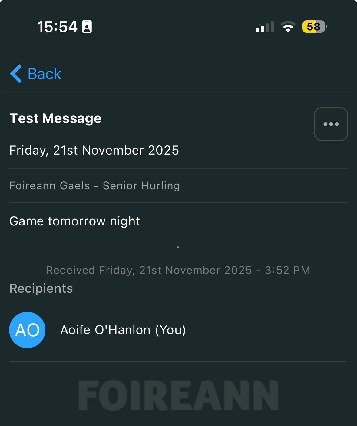 Creating a message on Foireann – Foireann Help Centre
