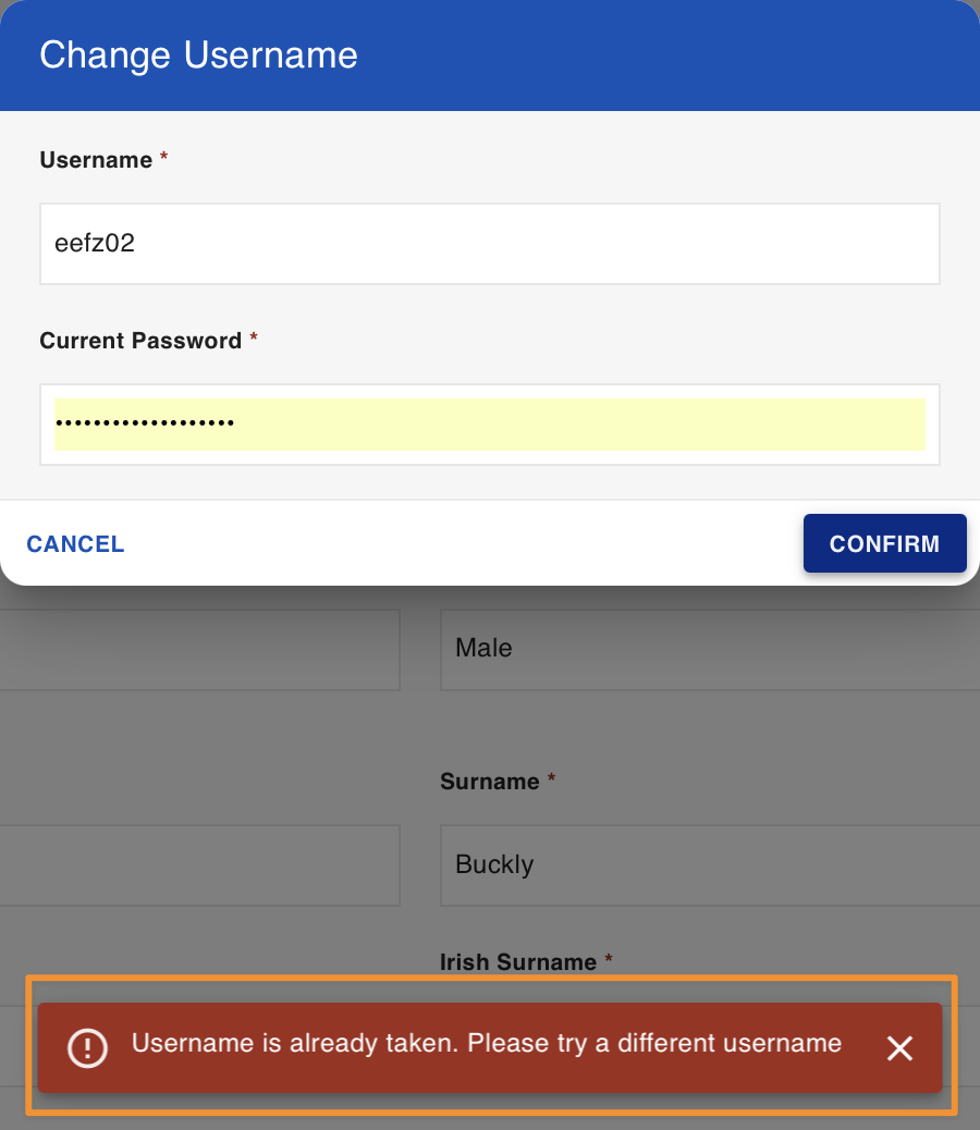 Changing Username on Foireann Profile – Foireann Help Centre