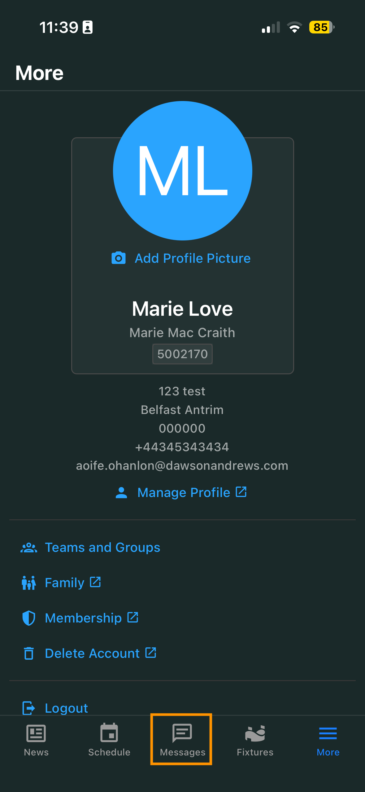 Creating a message on the Foireann App – Foireann Help Centre