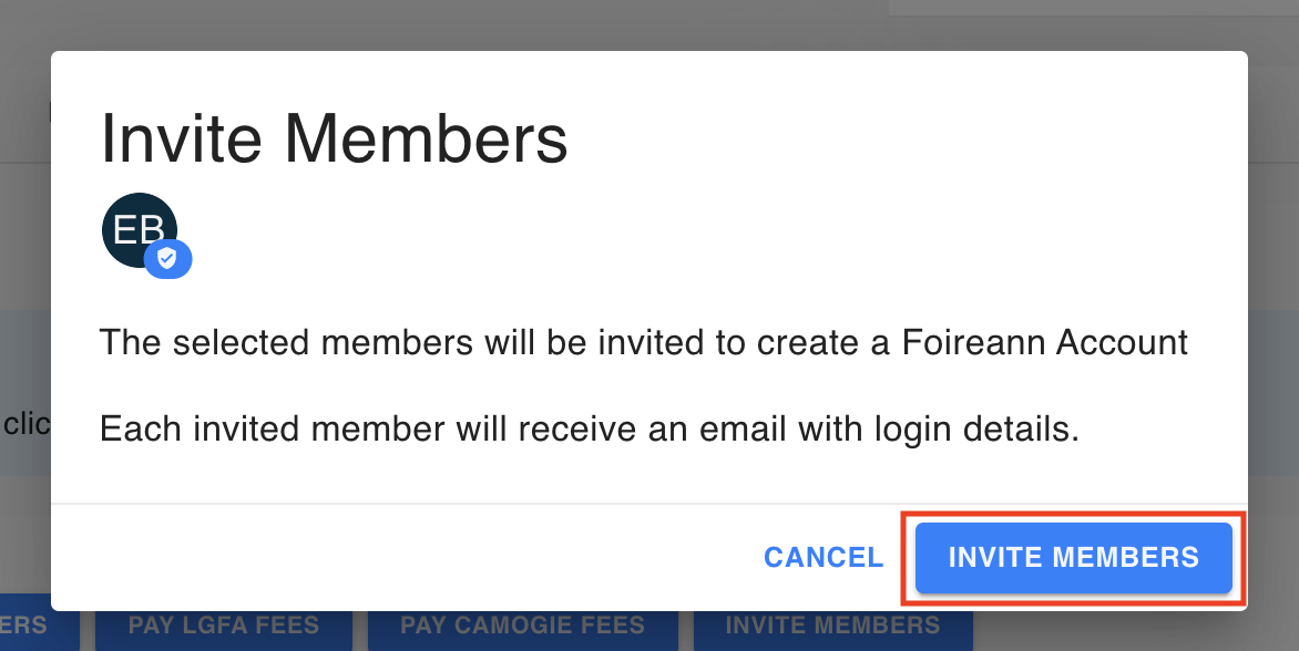 Inviting Members to Foireann – Gaelic Athletic Association